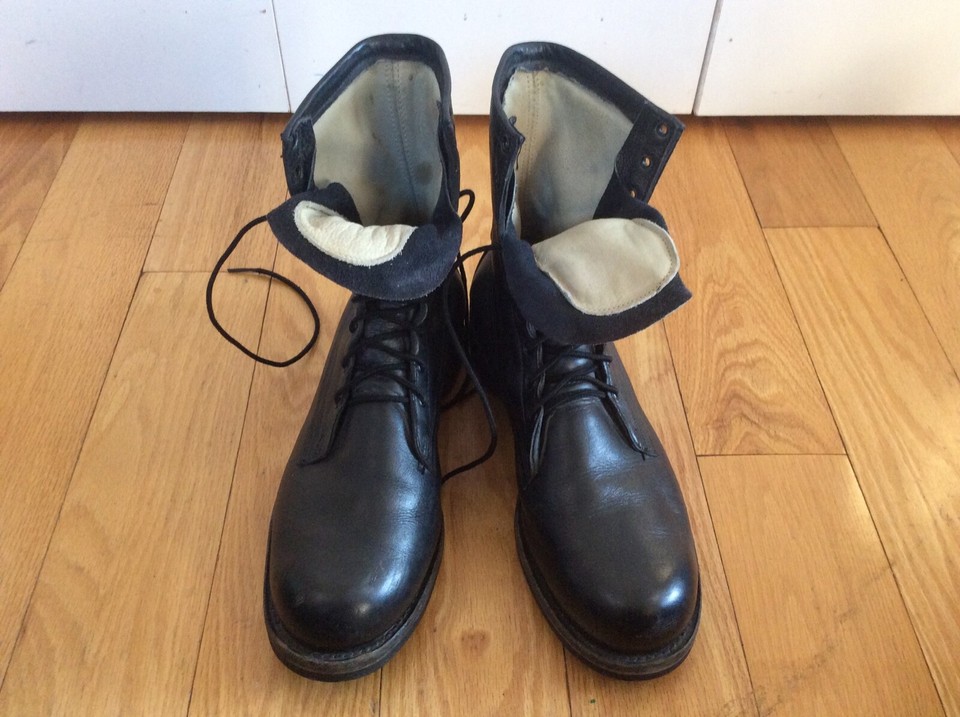 Vintage Vietnam U.S. Military 4-70 Black Leather Cork Combat Men’s Boot ...