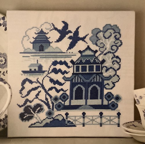 Cross Stitch Chart - Willow Pattern | eBay UK