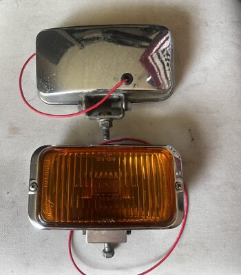VTG IPF 804 Series Amber Rectangular Quartz Halogen Fog Lamp Light Kit ...