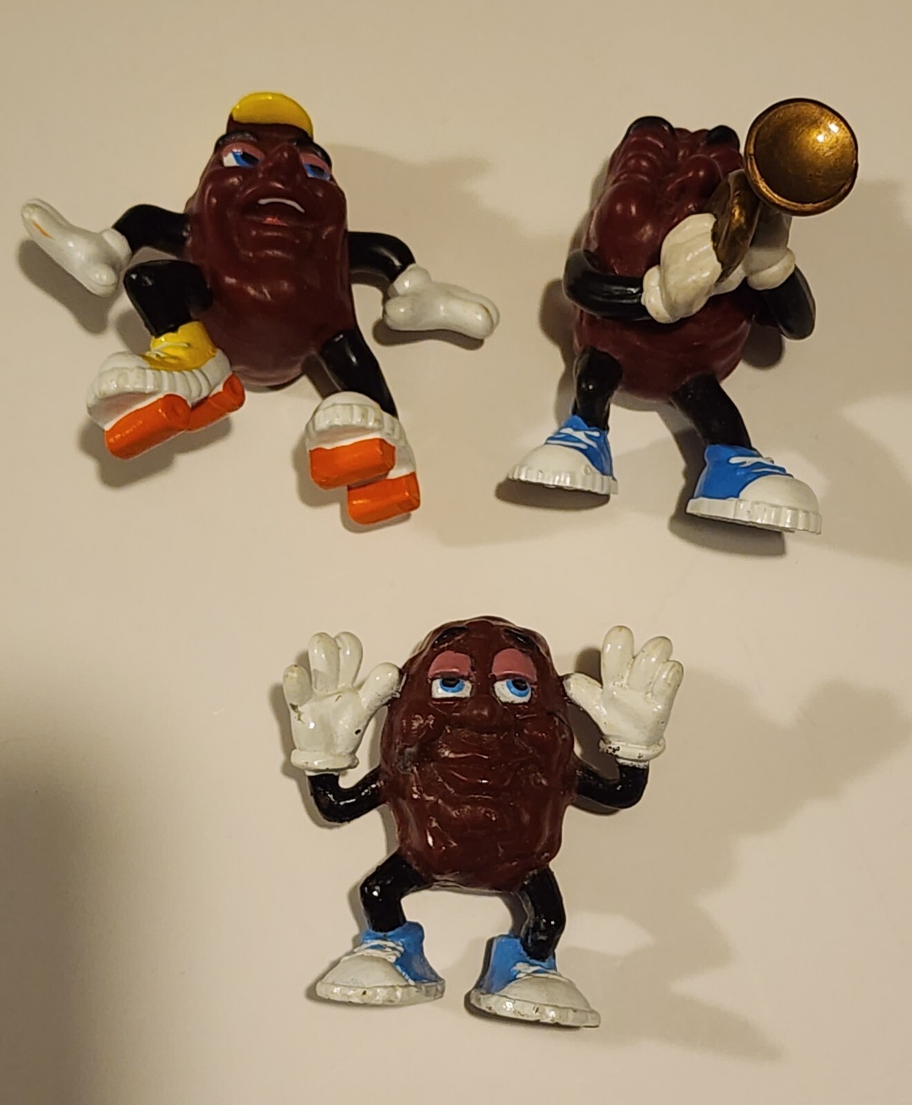 Lot of 3 - The California Raisins PVC Toy Figures 2.25" Vintage Figures ...