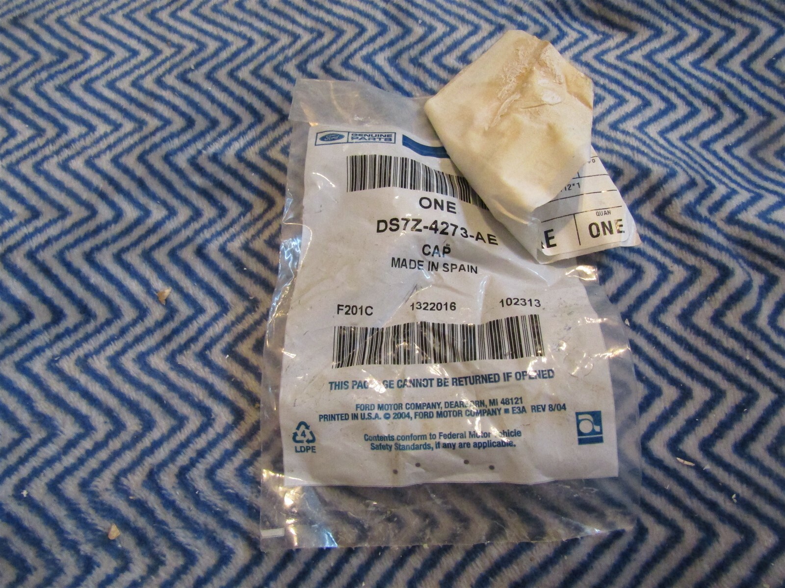 NOS FORD HARDWARE CAP PART NUMBER D7SZ-4273-AE | eBay