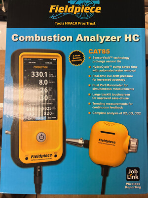 Fieldpiece CAT85 Combustion Analyzer - Probe Not Included | eBay