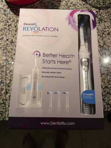 Unused DentistRx Revolation Revolving 360° Toothbrush & UV Sanitizer | eBay