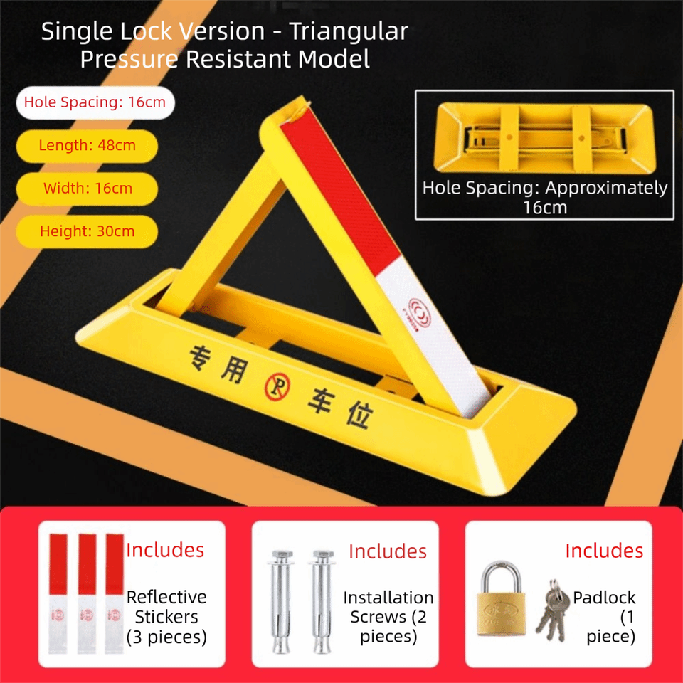 Pressure Resistant Vehicle Security Barrier Parking Barrier No Parking ...