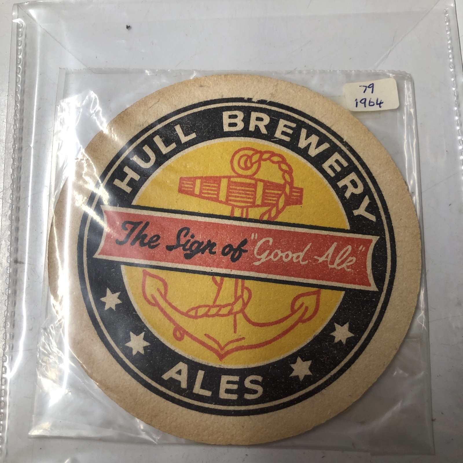 Hull Brewery Beer Mat Cat 79 1964 (3.1) | eBay