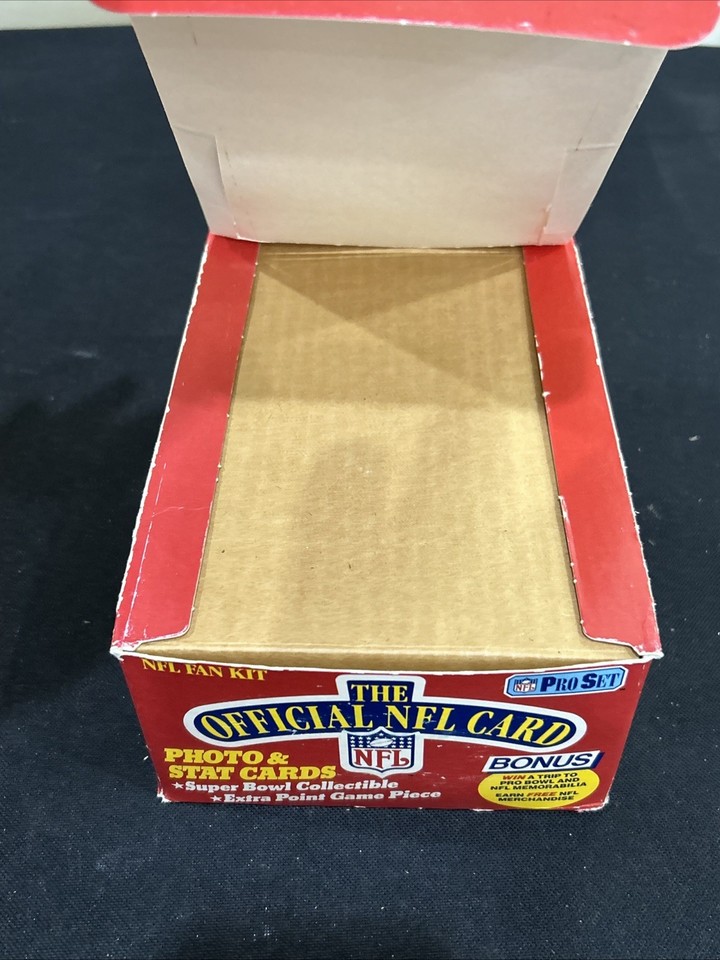 1989 Pro Set Series 1 Football Wax Box From A Factory Sealed Case 36 ...