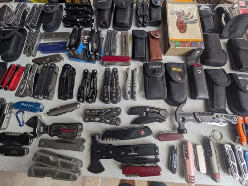 3+ Pound Grab Bag Lot TSA Confiscated Multitool Leatherman Utility ...