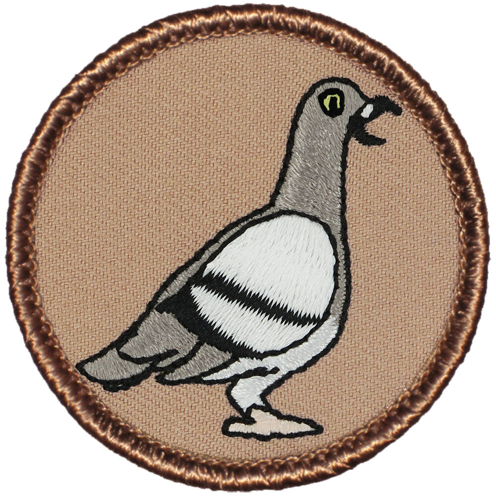 Pigeon Patrol Patch - 2" Round Embroidered Patch | eBay