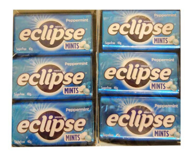 Eclipse Mints - Peppermint ( 12 x 40g Tins in a Display) | eBay Australia