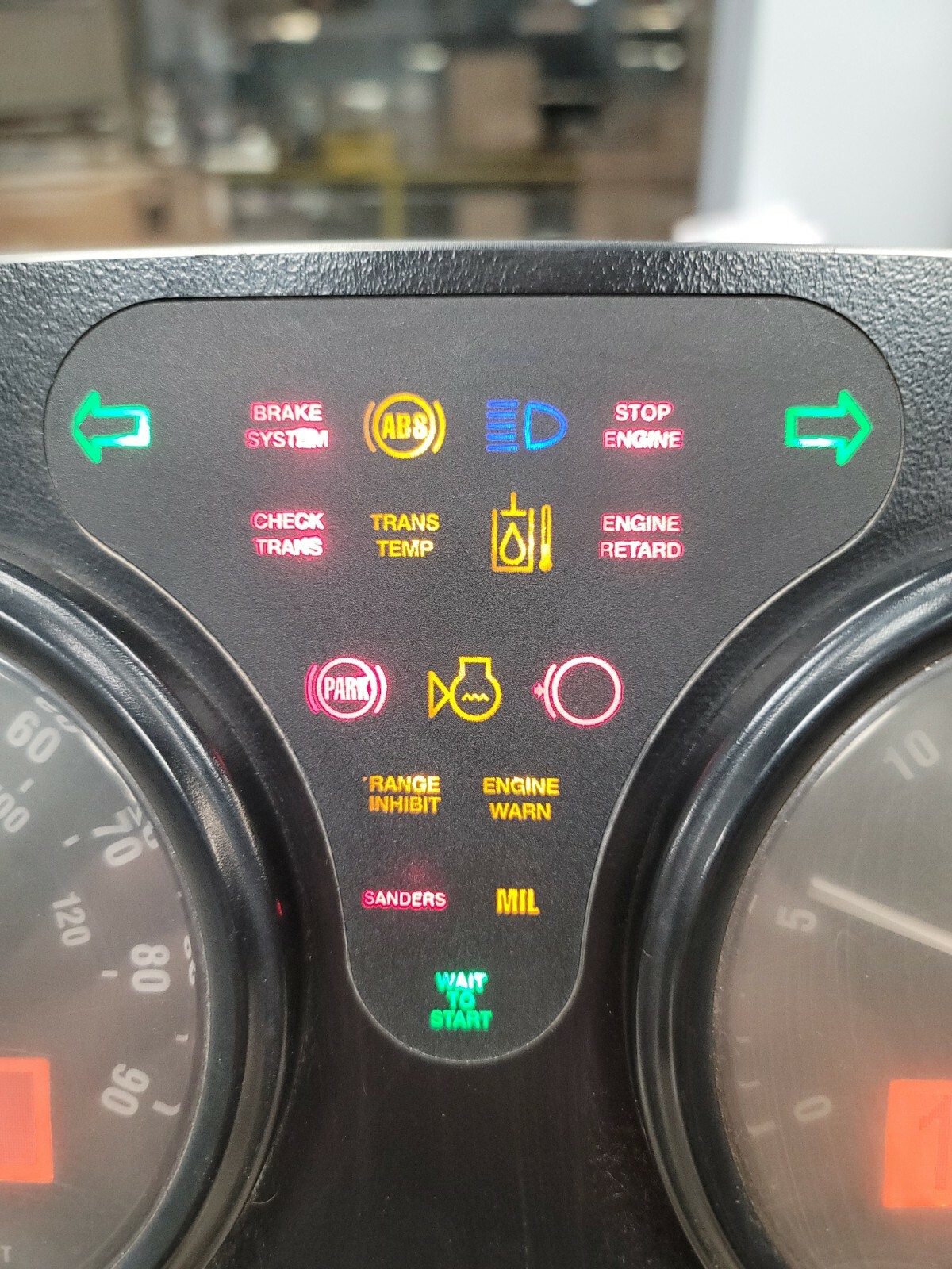 BLUEBIRD ALL AMERICAN USED DASHBOARD INSTRUMENT CLUSTER GAUGES SET ...