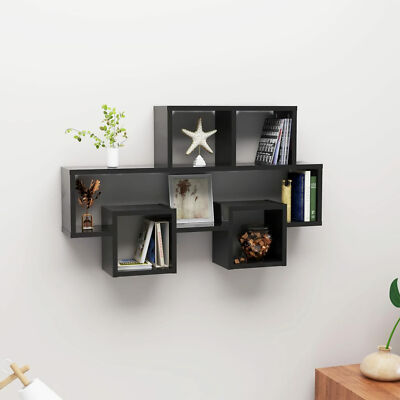Tidyard Car-Shaped Wall Shelf Multi-Slot Shelf Display Wall mountable ...