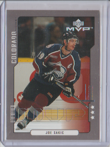 2000-01 Upper Deck MVP - Joe Sakic #48 Third Star for sale online | eBay