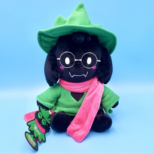 Deltarune Undertale Ralsei Plush Figure Removable Hat Scarf Glasses 12 ...
