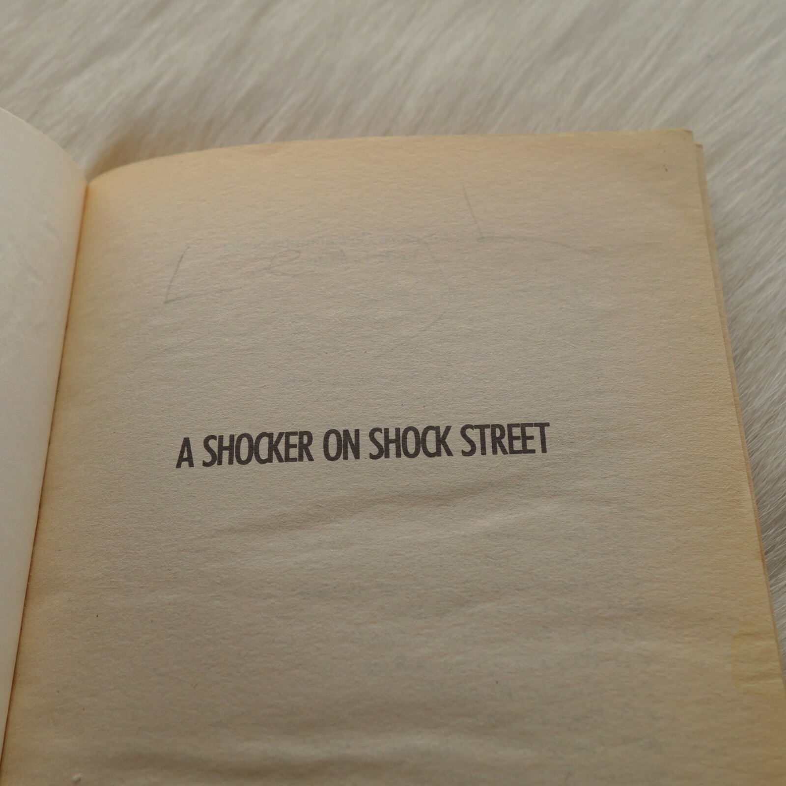 R.L. STINE A Shocker on Shock Street GOOSEBUMPS 35 Vtg Goosebumps Vtg ...