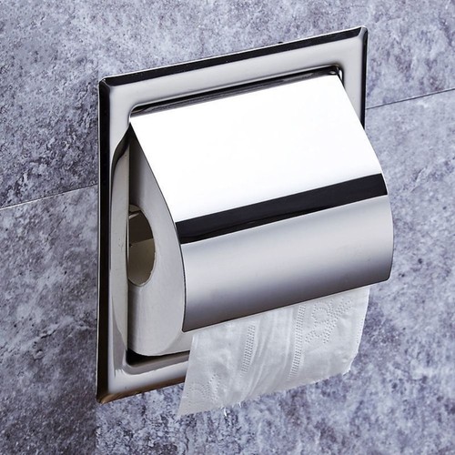 Concealed Toilet Paper Holder Tissue Box Roll Paper Box Tissue Paper ...