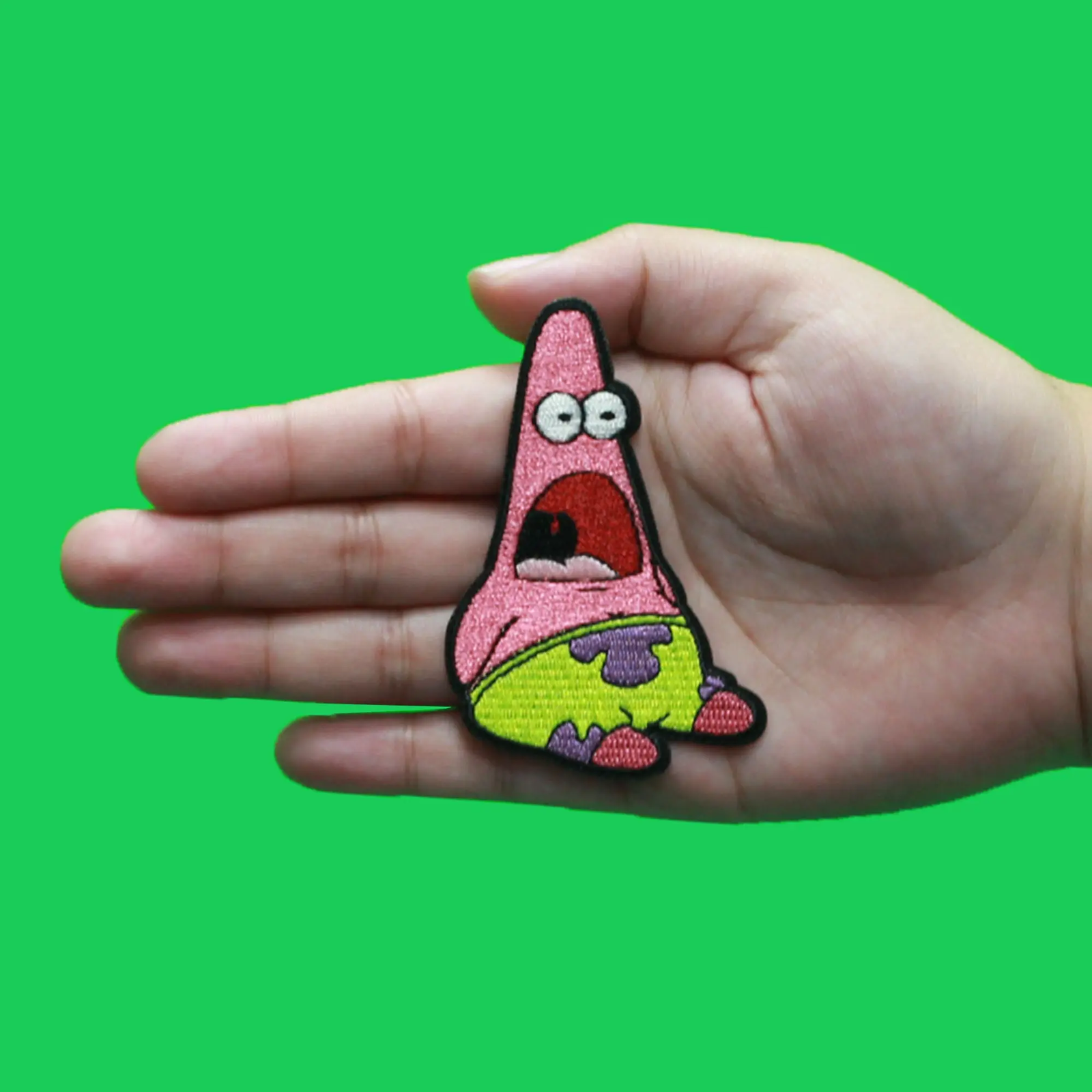 SpongeBob SquarePants Shocked Patrick Patch Nickelodeon Cartoon TV ...