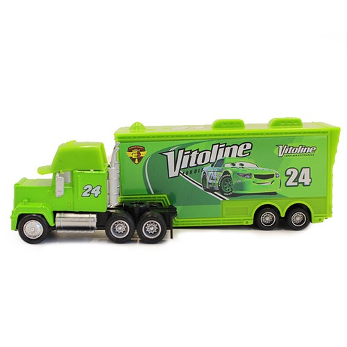 Set of 2 Disney Pixar Cars No.24 Vitoline Hauler Truck 1:55 Diecast ...