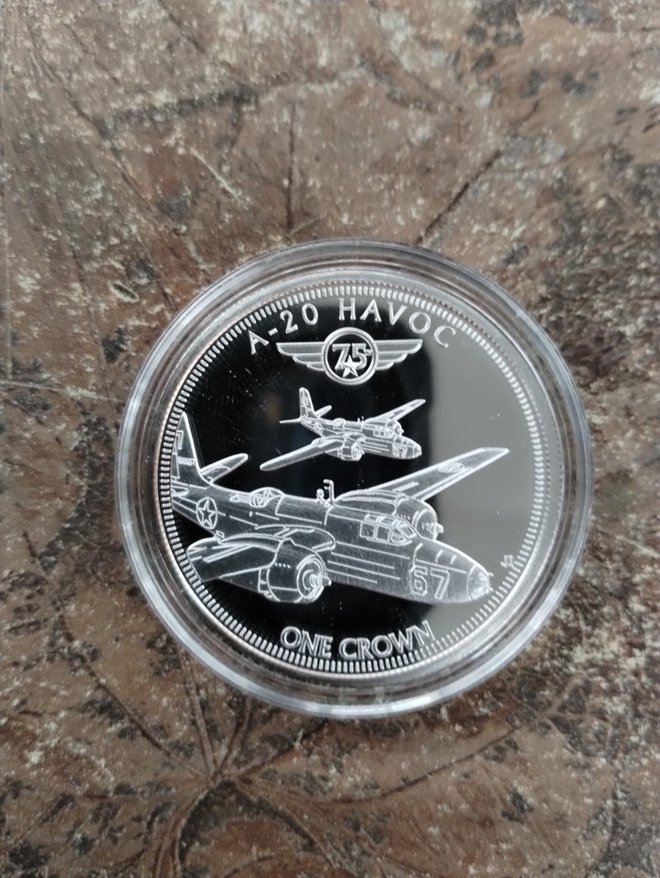 Queen Elizabeth Silver Clad Commemorative Crown 2018 A-20 Havoc. | eBay