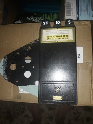 Gray Pay Station With Wall Phone Backboard And Coin Draw Key | eBay