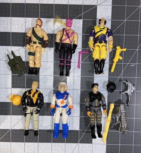 Hasbro GI Joe ARAH 90s Era Figure Lot Sci-Fi Banzai Mace Mindbender ...