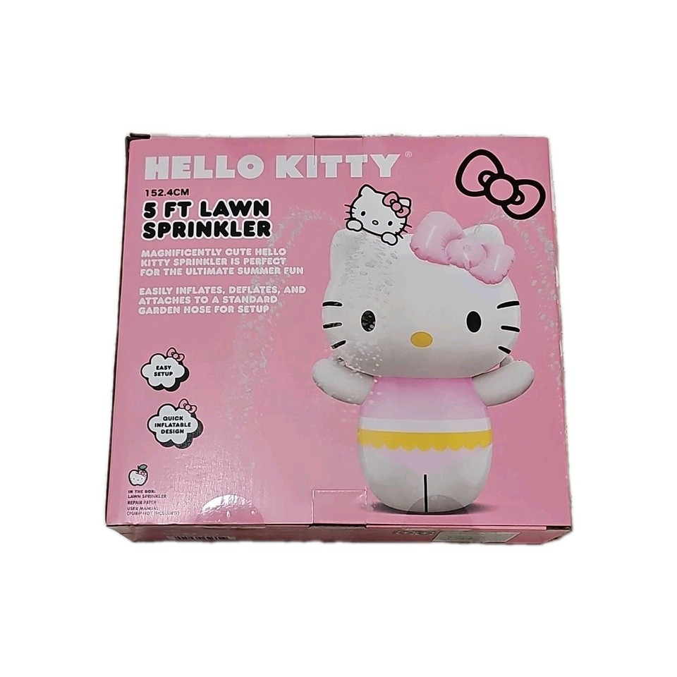 Hello Kitty XL Lawn Sprinkler 5 Feet Tall | eBay