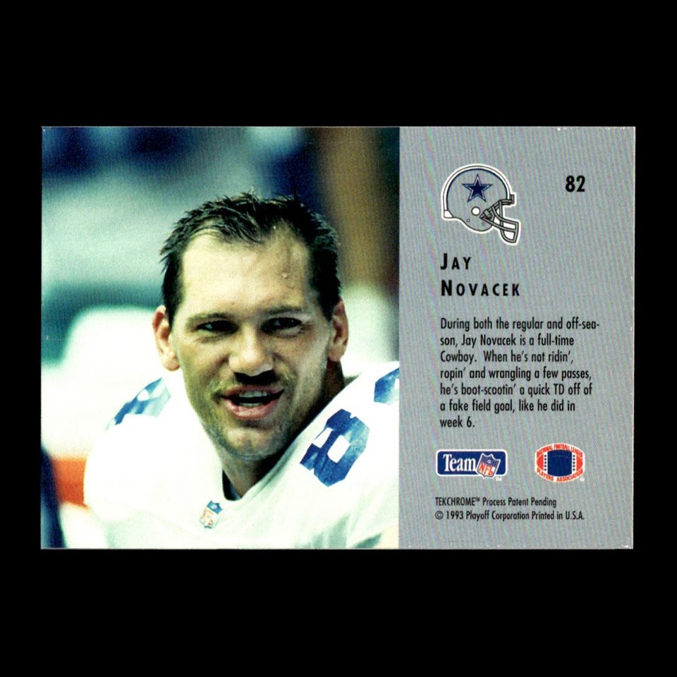 Jay Novacek 1993 Playoff Contenders Dallas Cowboys #82 R323C 83 | eBay