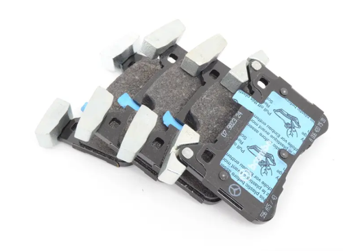 Front and Rear Brake Disc Pads With Wear Sensors For Mercedes W204 C63 ...