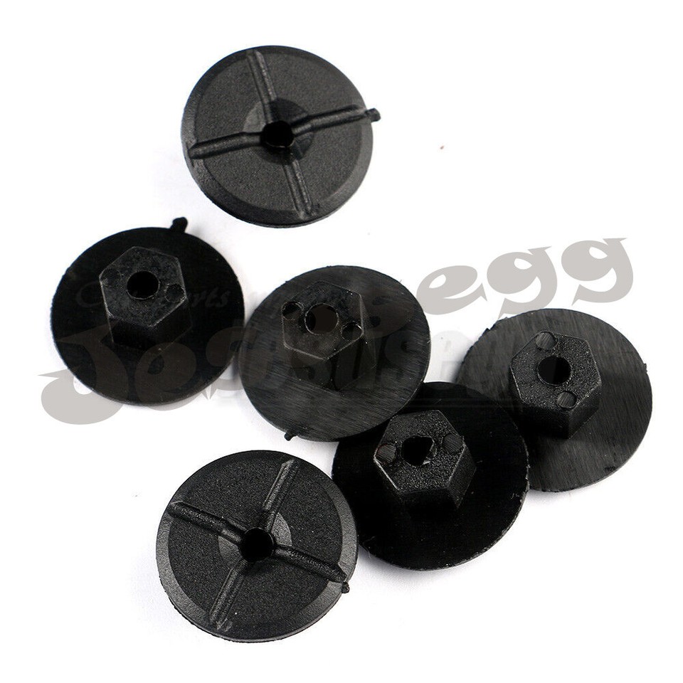 10x Plastic Nuts Self Threading For Mercedes W201 06-14 E350 BMW ...