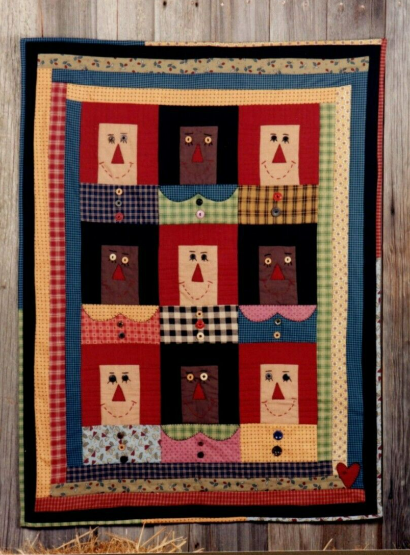 I Love Annie & Fannie Wall Quilt Pattern Country Cottage Folk Art ...