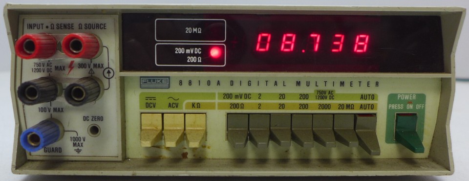 Fluke 8810A 5.5 Digit Multimeter | eBay