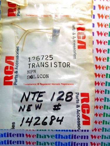 RCA 126725,142684 / COMPARABLE TO ECG128,NTE128 /TRANSISTOR/TO5 /2 ...