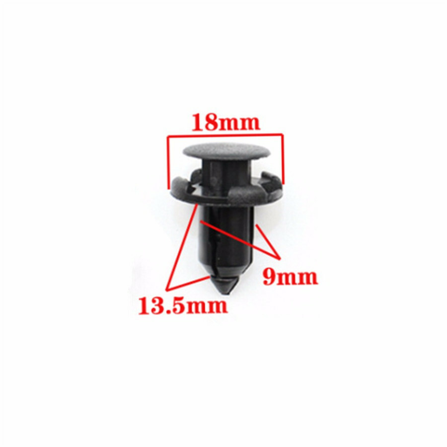 150pc 5 Model Auto Plastic Fasteners Snap Push Screw Rivet Panel ...