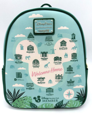 Disney Parks Vacation Club Welcome Home Member Backpack Loungefly DVC ...