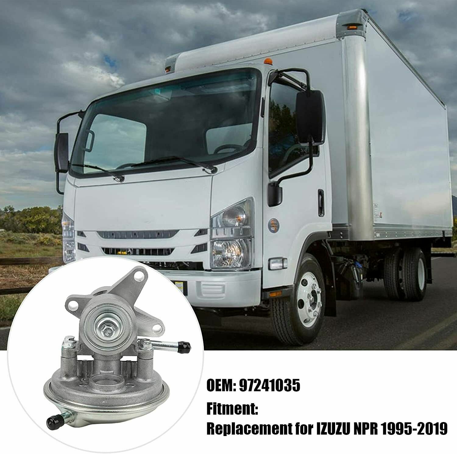 97241035 Vacuum Pump For 1995 - 2019 Isuzu NPR NPR-HD Gas V8 MPI TBI ...