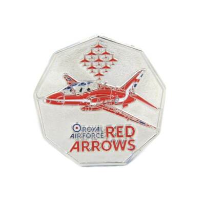 Red Arrows Nonagon Coin | eBay UK