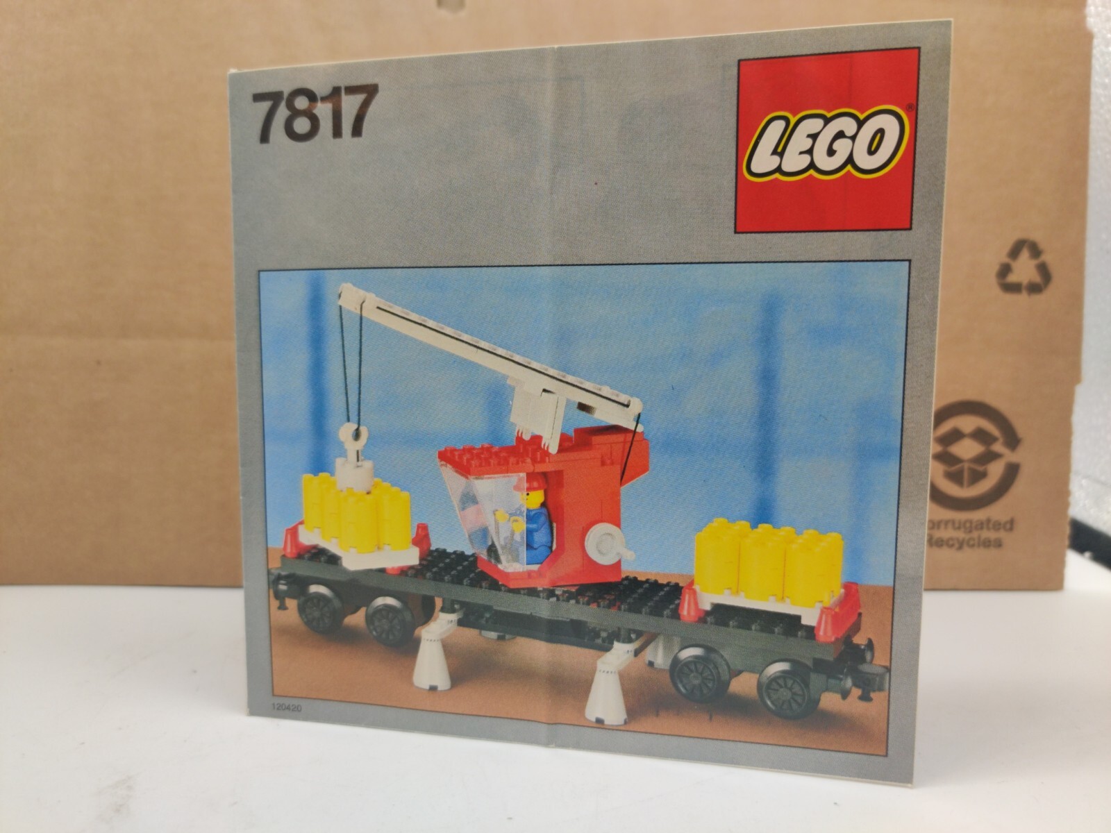 Lego Train 7817 Crane Wagon Instruction book ONLY | eBay