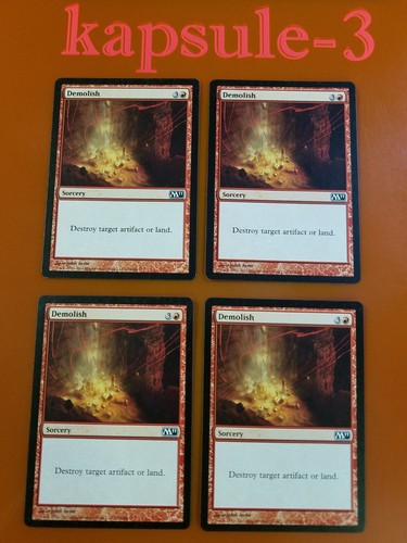4x Demolish | M11 Magic 2011 | MTG Magic Cards | eBay
