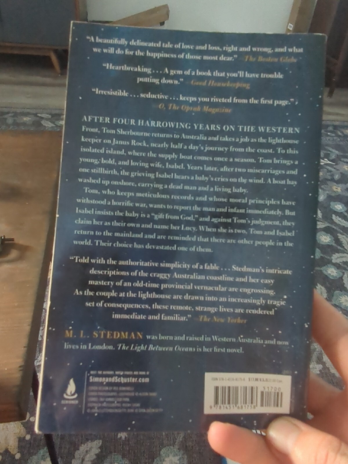 The Light Between Oceans : A Novel by M. L. Stedman (2013, Trade ...