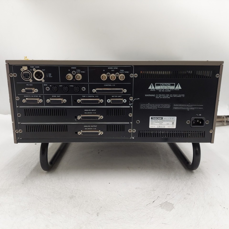 Vintage Tascam DA-98 DTRS 8-Channel Digital Multitrack Tape Recorder | eBay
