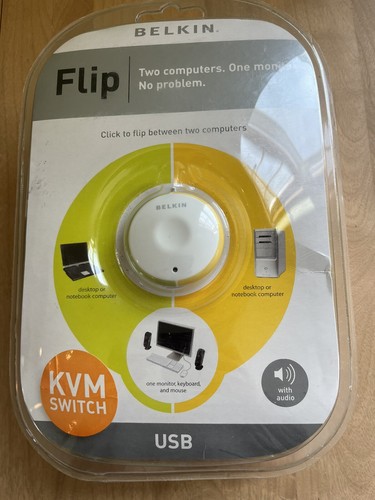 Belkin Flip USB KVM Switch 722868588505| eBay