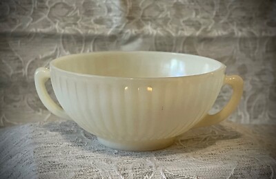 MACBETH-EVANS CREMAX CREAM SOUP BOWLS. Set of three bowls VERY GOOD ...