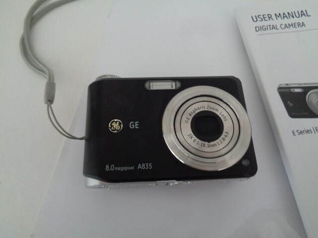 General Electric Digital Camera GE A835 8.0MP Black Tested Working ...