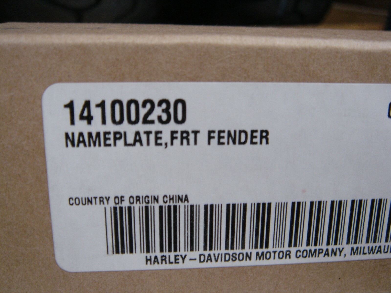 Harley Davidson Front Fender Emblems Road King 14100230 for sale online ...