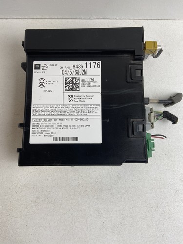 2018 CHEVY SILVERADO 1500 OEM Satellite Radio Audio (Receiver) ID ...