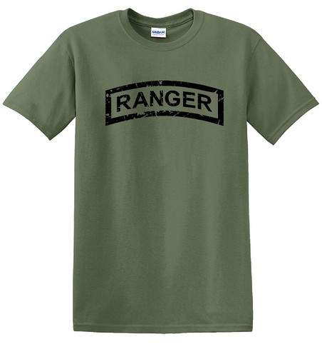 New Military * RANGER * ARMY OLIVE DRAB T-Shirt Top | eBay