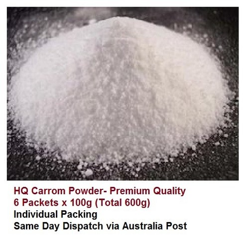 6 x Carrom Board Powder 100g Packet (600G) Indian Games-Smoothens ...