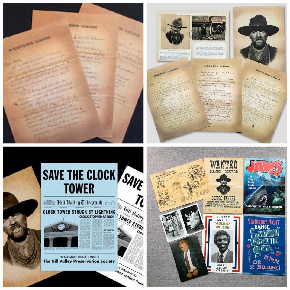 Back to the Future Trilogy Ultimate Prop Collection- 250+ Props and ...