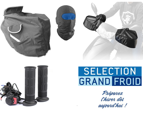 Pack Protection froid Hiver Hibernatus Scooter Manchons Tablier ...