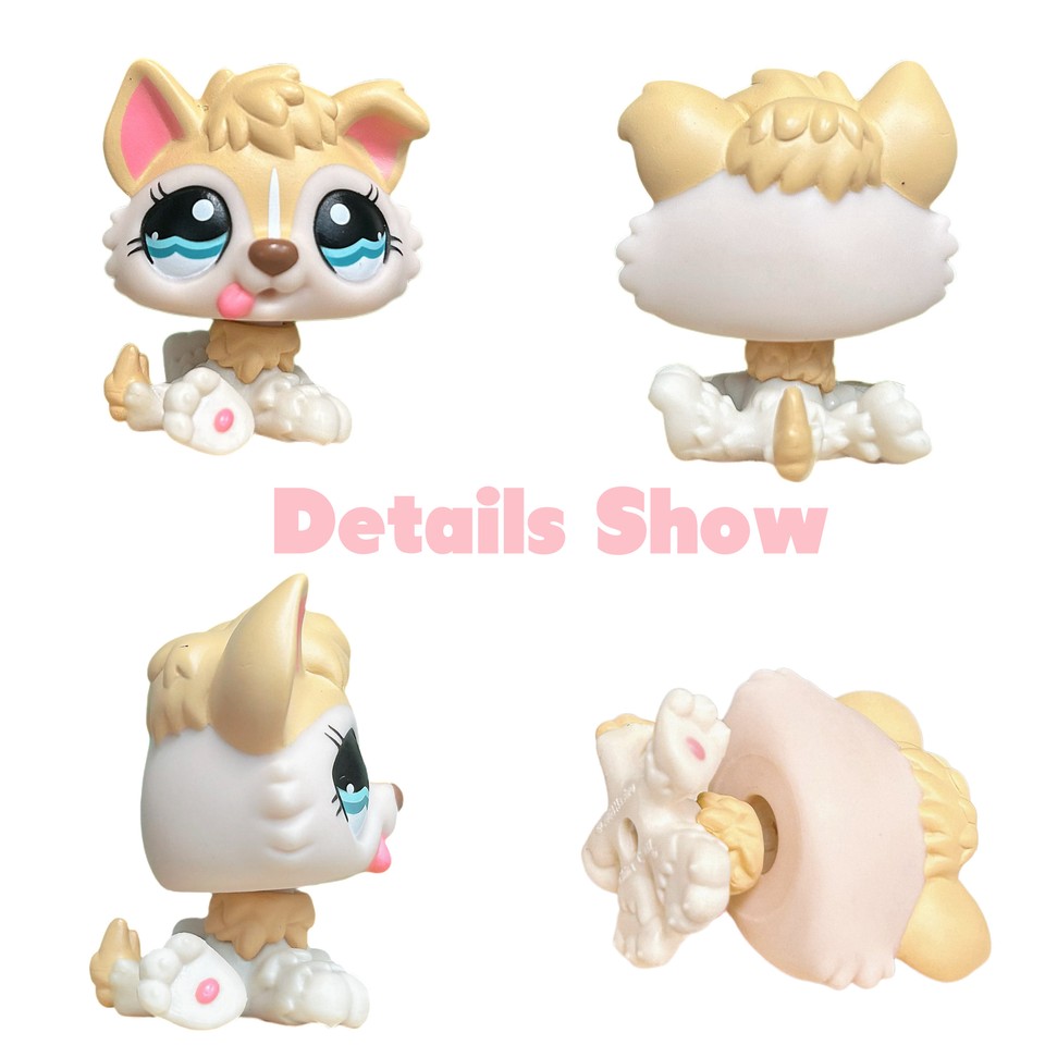 Mini Pet Shop LPS Baby Husky 1013 with Collar Who Love LPS Great Gifts ...