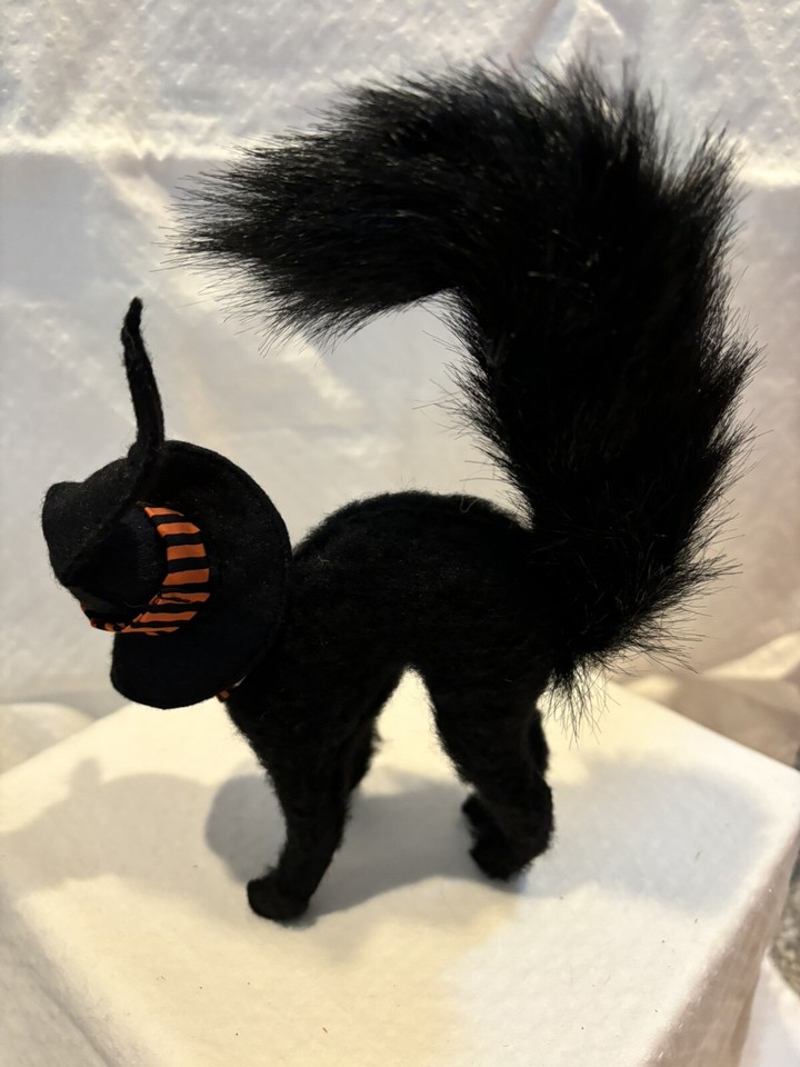 Annalee Retired 2008 Scaredy Cat 4" Halloween Doll Black with Witch ...